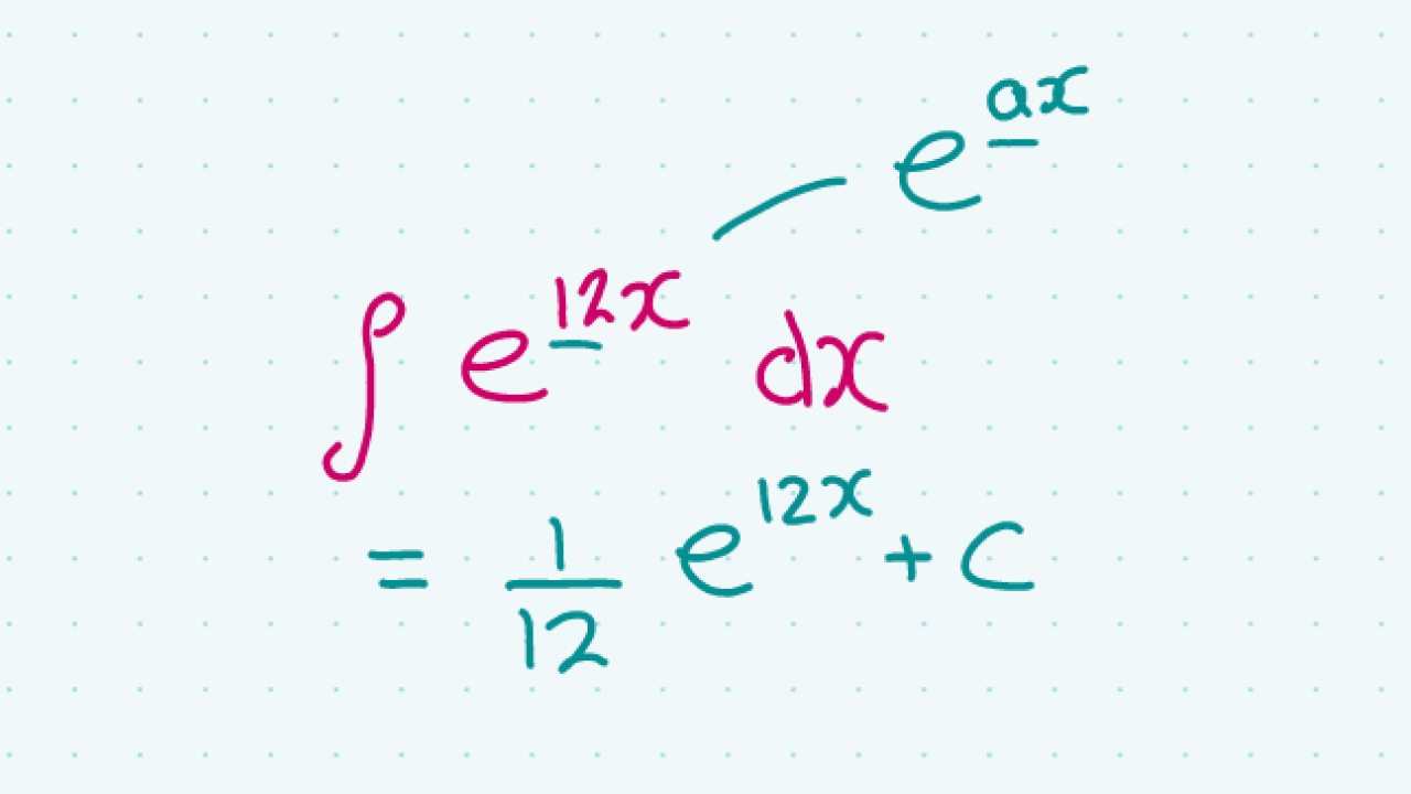 Integrating Exponential Functions | Studyclix Integrating Exponential Functions | Studyclix