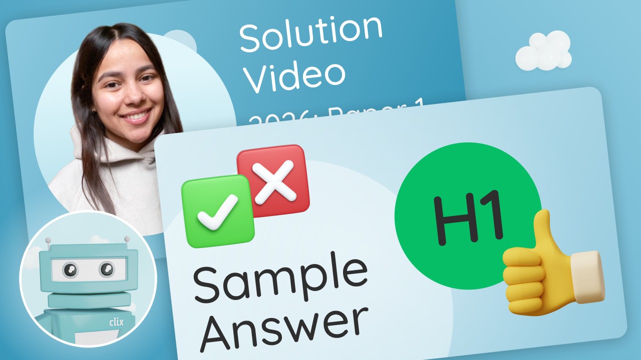 Question supplements: Sample Answers & Video Solutions