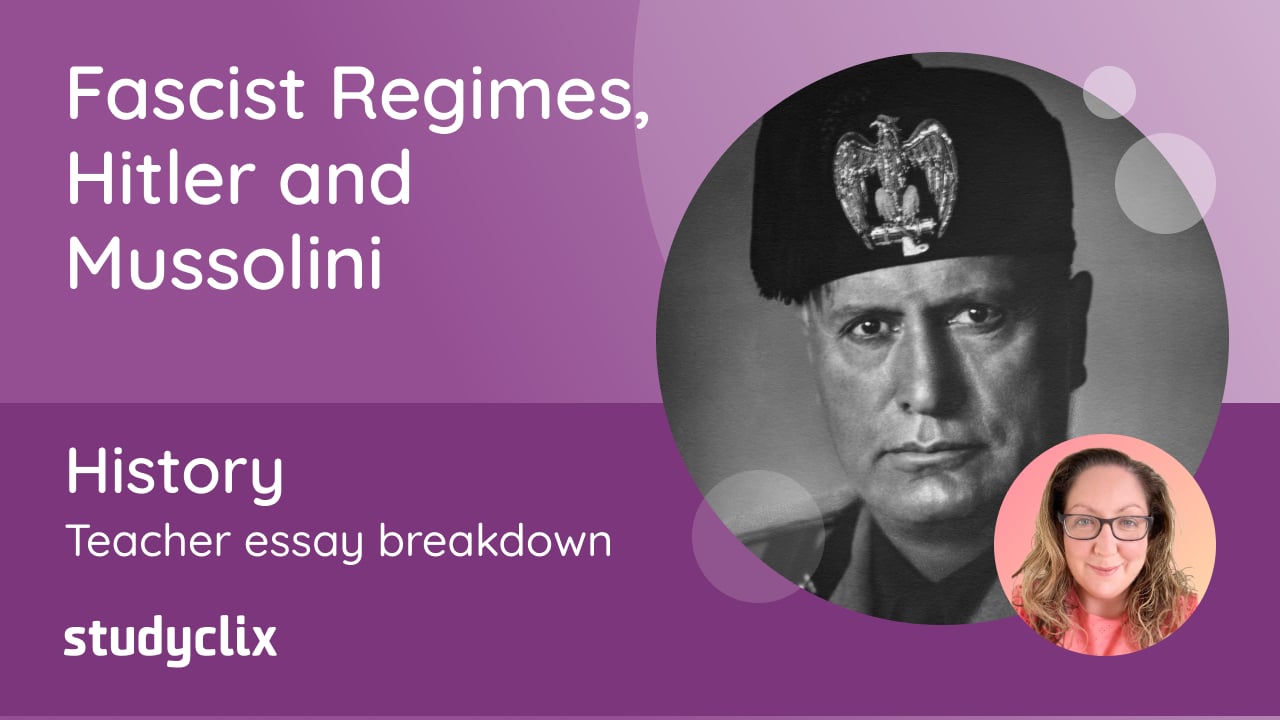 During the inter-war years, what were the characteristics of fascist ...